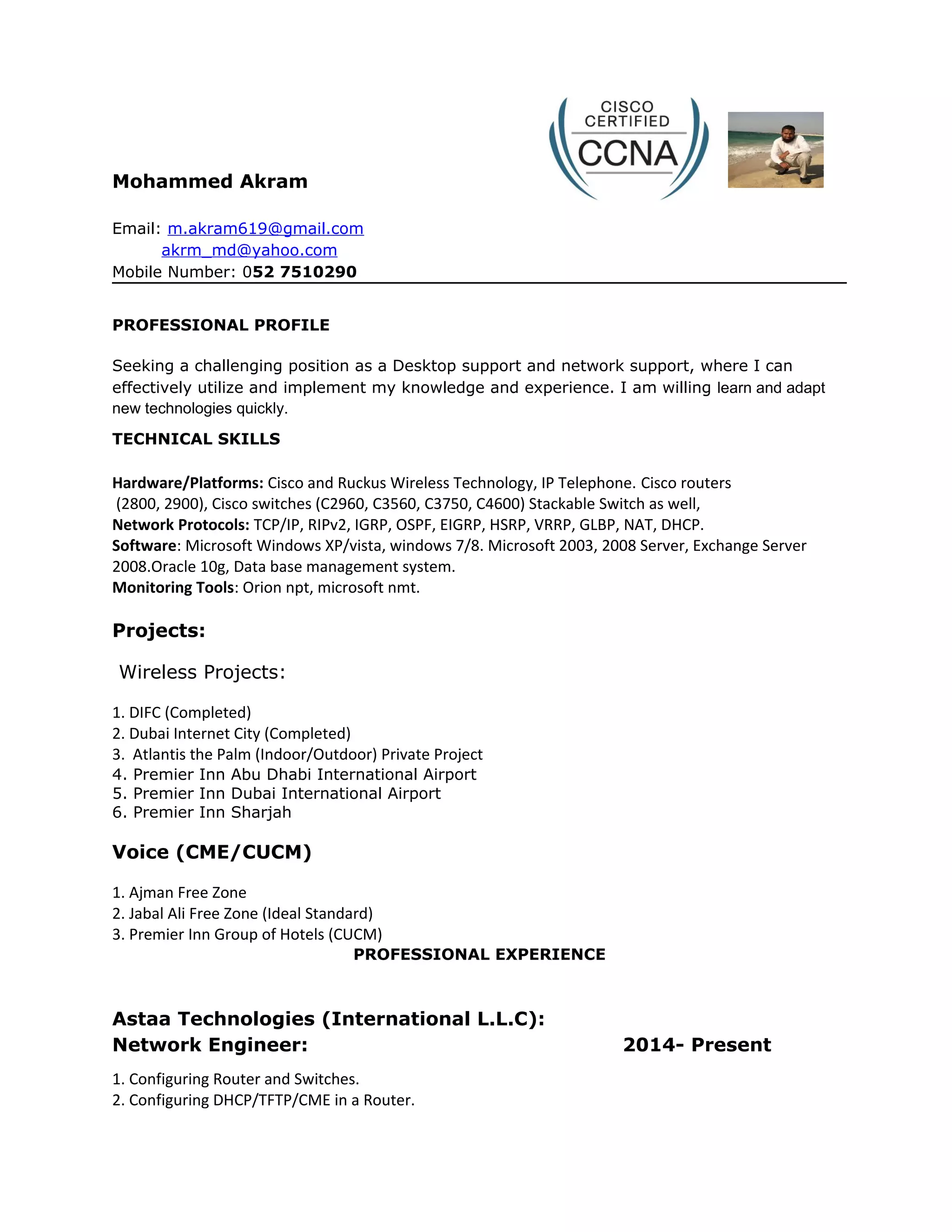 Akram resume | DOC