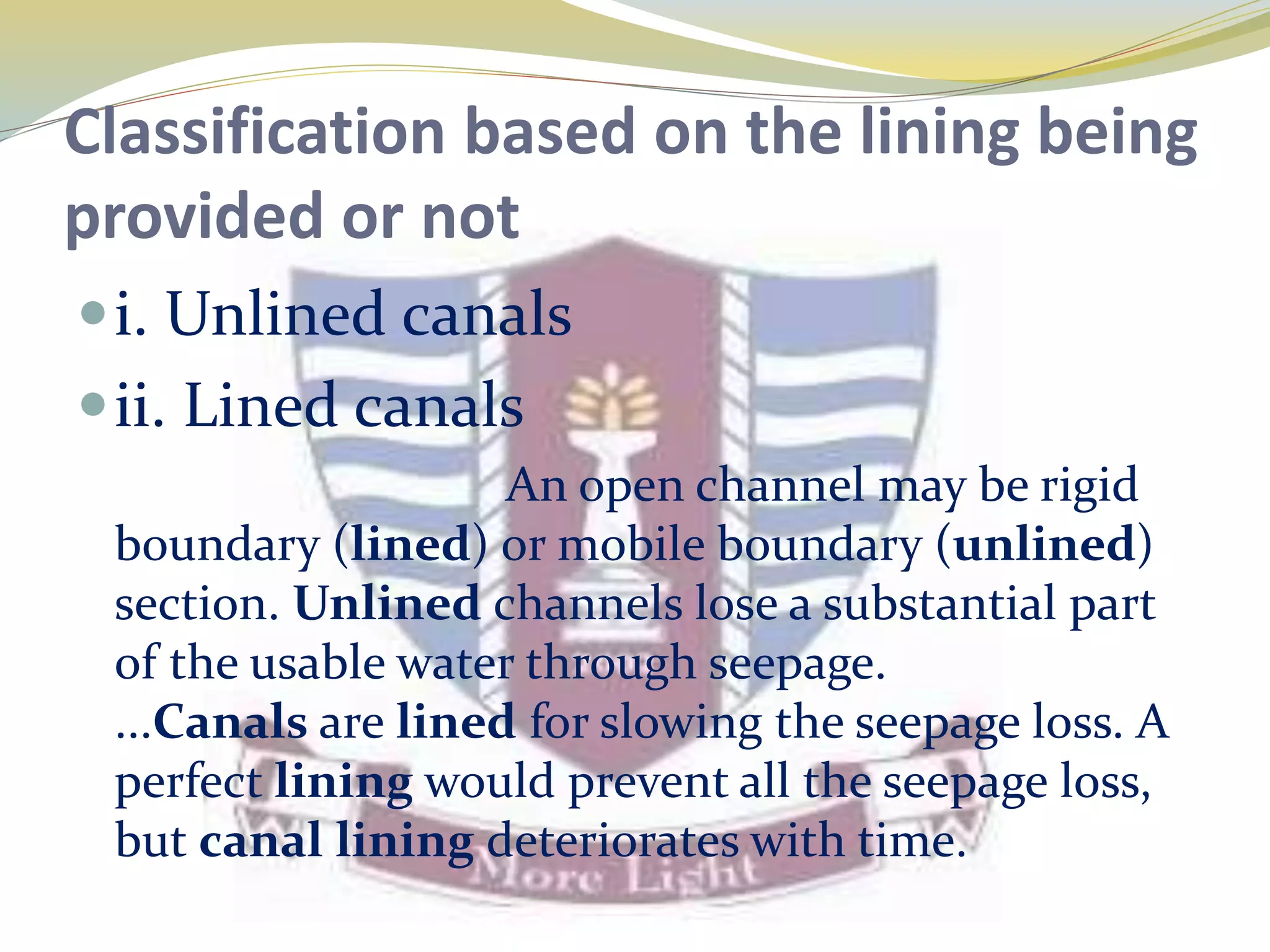 types of canal | PPTX