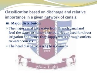 types of canal | PPTX