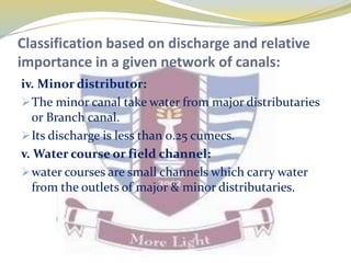 types of canal | PPTX