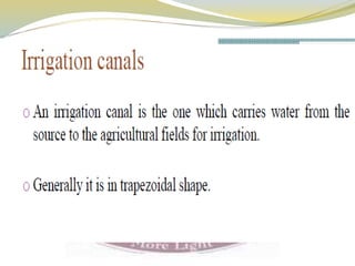 types of canal | PPTX