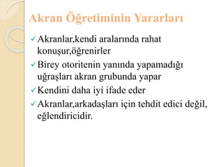 Akran öğretimi | PPTX