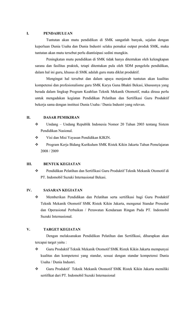 Akreditasi pelatihan guru tmo kikin | PDF