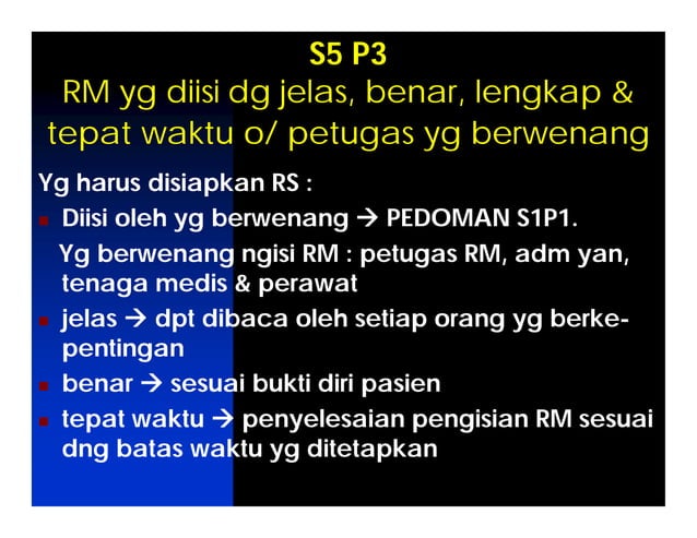 Akreditasi rm disampaikan ahmad rifai | PPT