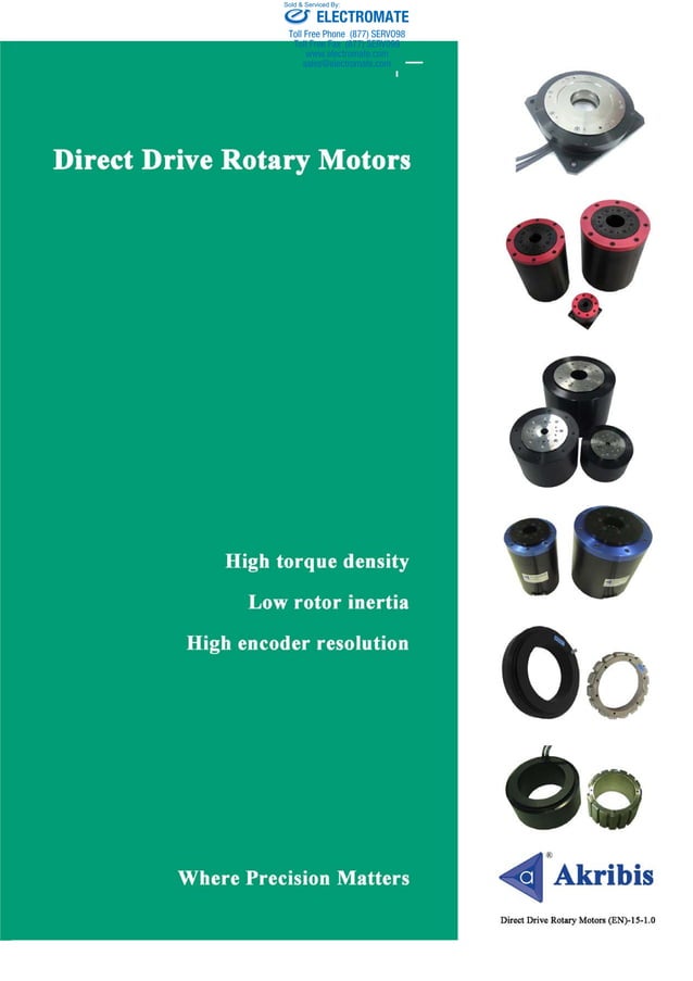 Akribis direct driverotarymotors(en) 15-1.0 brochure | PDF | Radio ...