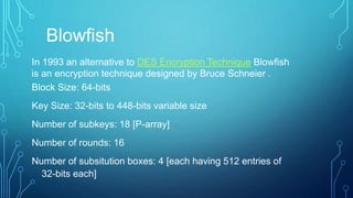 Cryptography and its Application in Security | PPTX