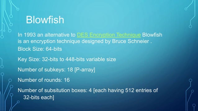 Cryptography and its Application in Security | PPTX
