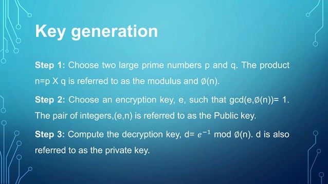 Cryptography and its Application in Security | PPTX