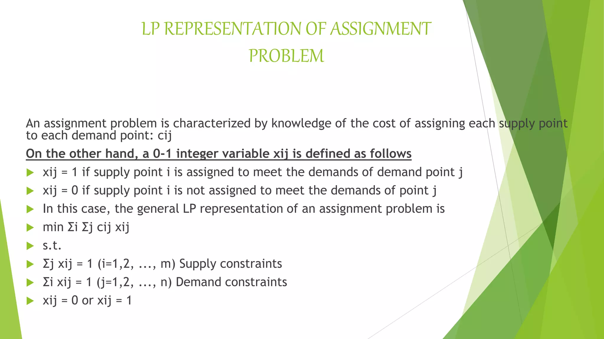 Assignment model | PPT Assignment model | PPT