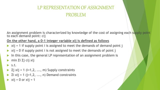 Assignment model | PPTX