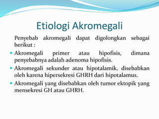 Akromegali | PPTX