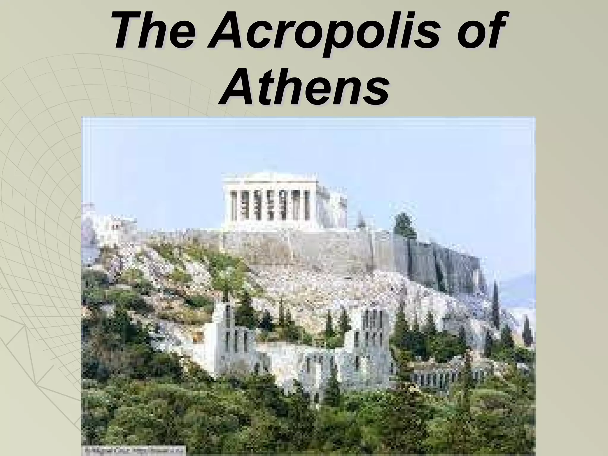 The fauna and flora on Akropolis of Athens | PPT
