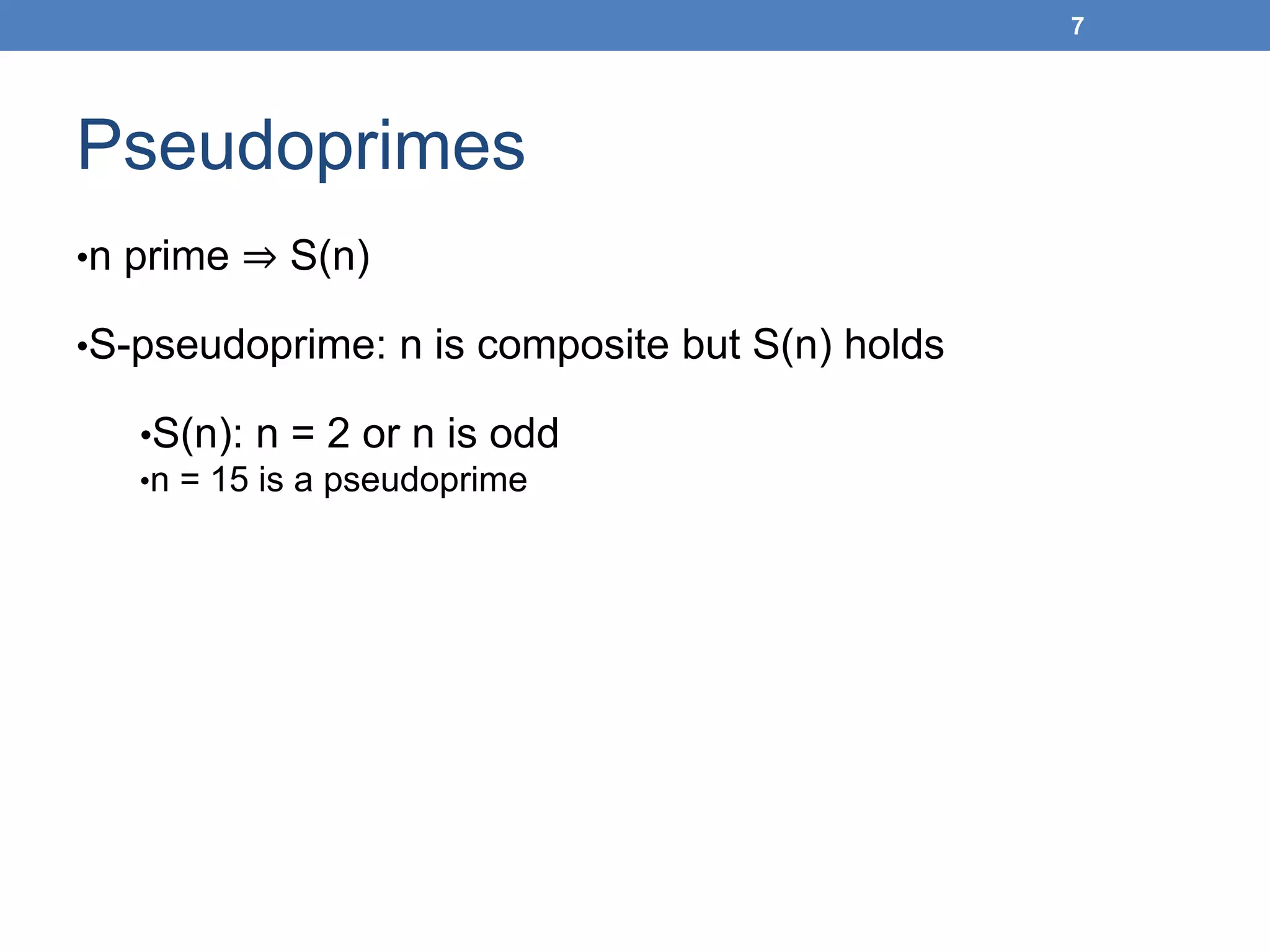 Introduction to the AKS Primality Test | PPTX