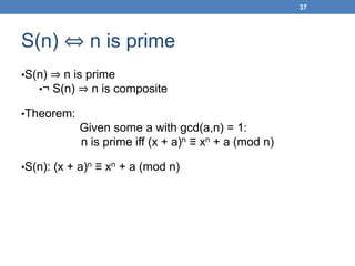 Introduction to the AKS Primality Test | PPTX