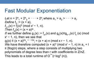 Introduction to the AKS Primality Test | PPTX