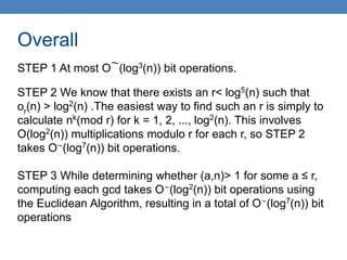 Introduction to the AKS Primality Test | PPTX