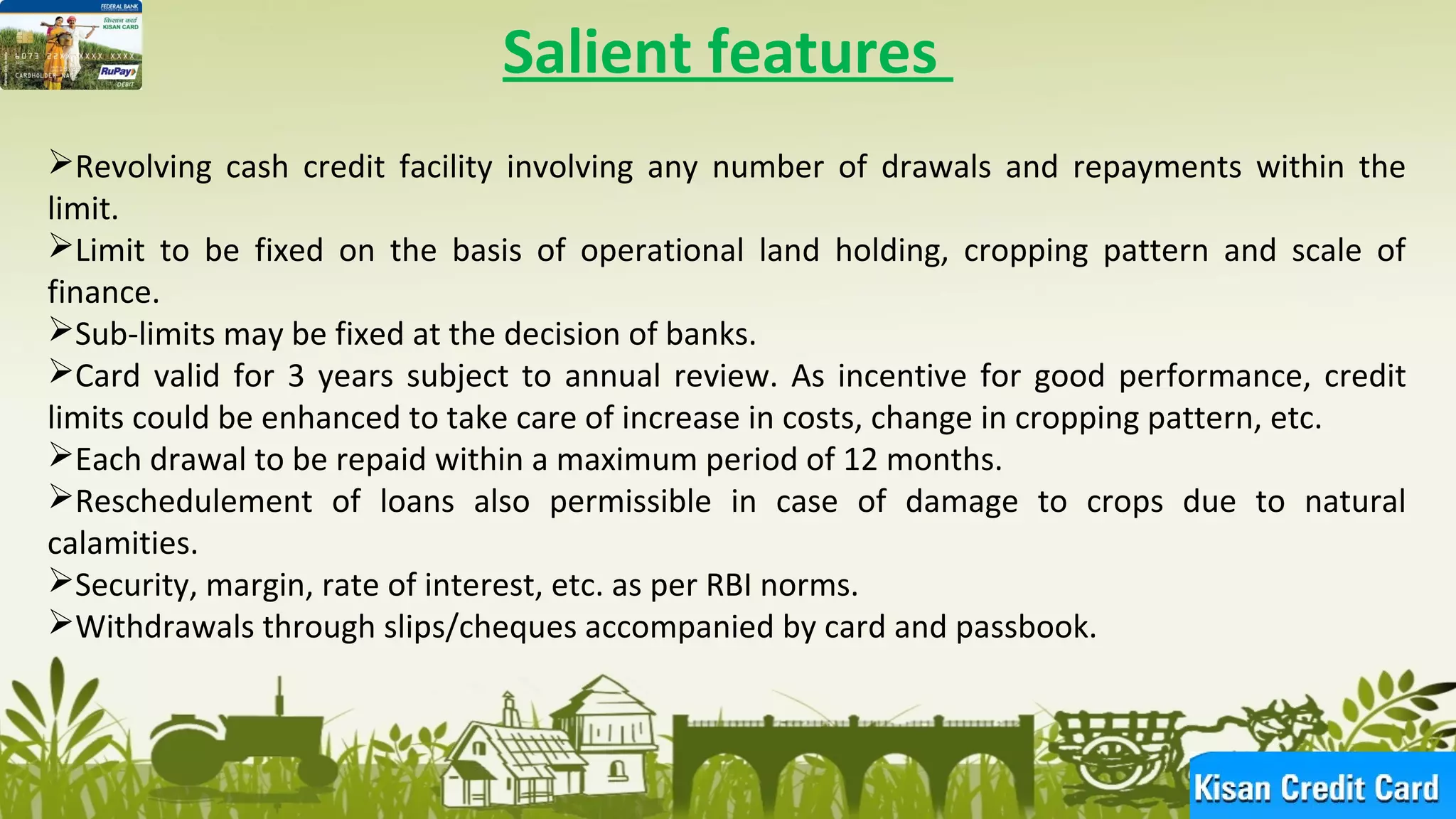 Kisan Credit Card | PPT