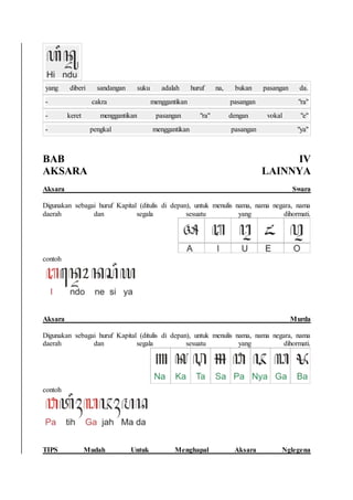 Aksara jawa | PDF