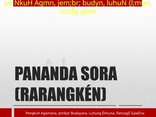 Aksara Sunda untuk pembelajaran SMK atau sederajat | PPTX