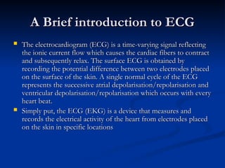ECG Filtering Techniques And Methodologies | PPT