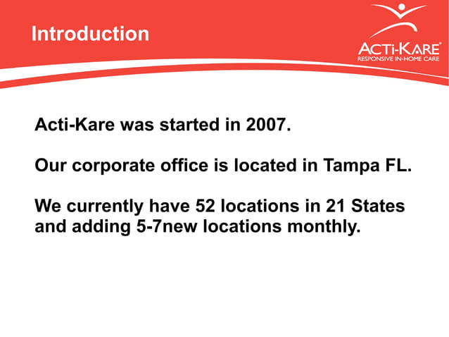 ACTi-KARE Services Presentation | PPT