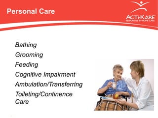 ACTi-KARE Services Presentation | PPT