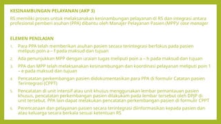 AKSES DAN KESINAMBUNGAN PELAYANAN RUMAH SAKIT | PPTX