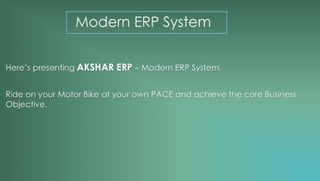 ERP Explained With AKSHAR - School/College Management System | PDF