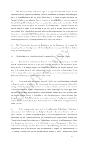 My flat draft agreement | PDF