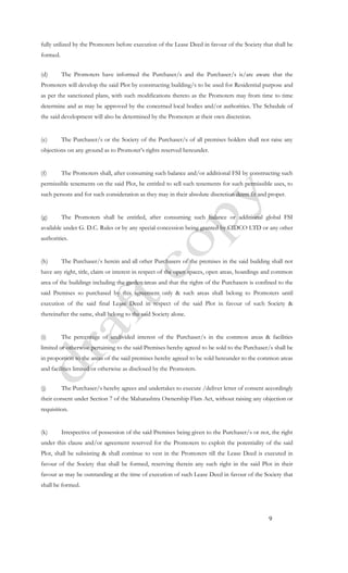 My flat draft agreement | PDF