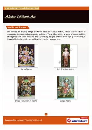 Akshar Moorti Art, Jaipur, Marble Idol Statues | PDF