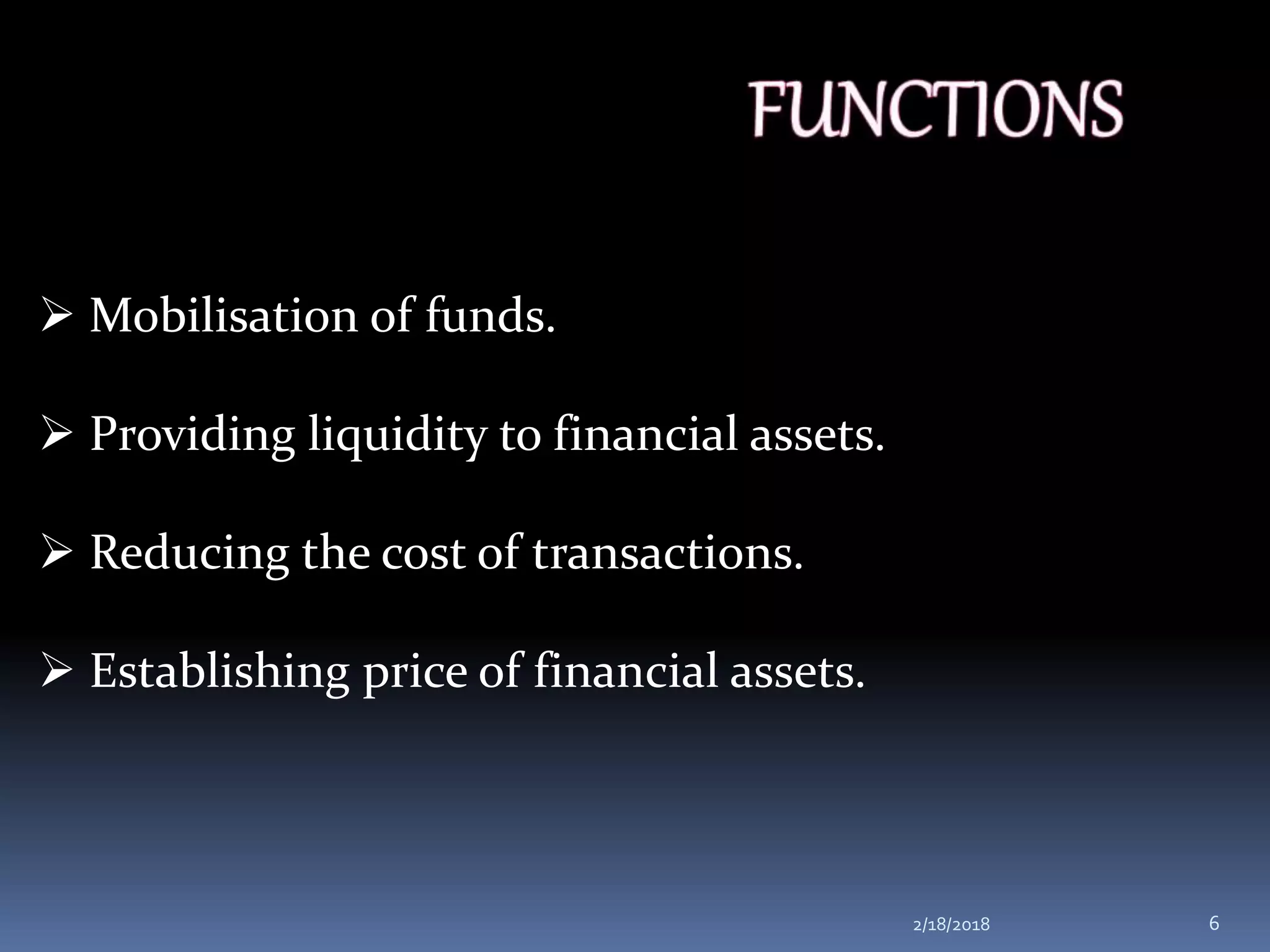 PPT on Financial Markets Class XII (BUSSINESS STUDIES) | PPTX
