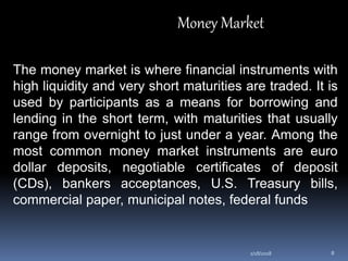 PPT on Financial Markets Class XII (BUSSINESS STUDIES) | PPTX