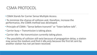 SLOTTED ALOHA and pure aloha are the category of aloha | PPTX