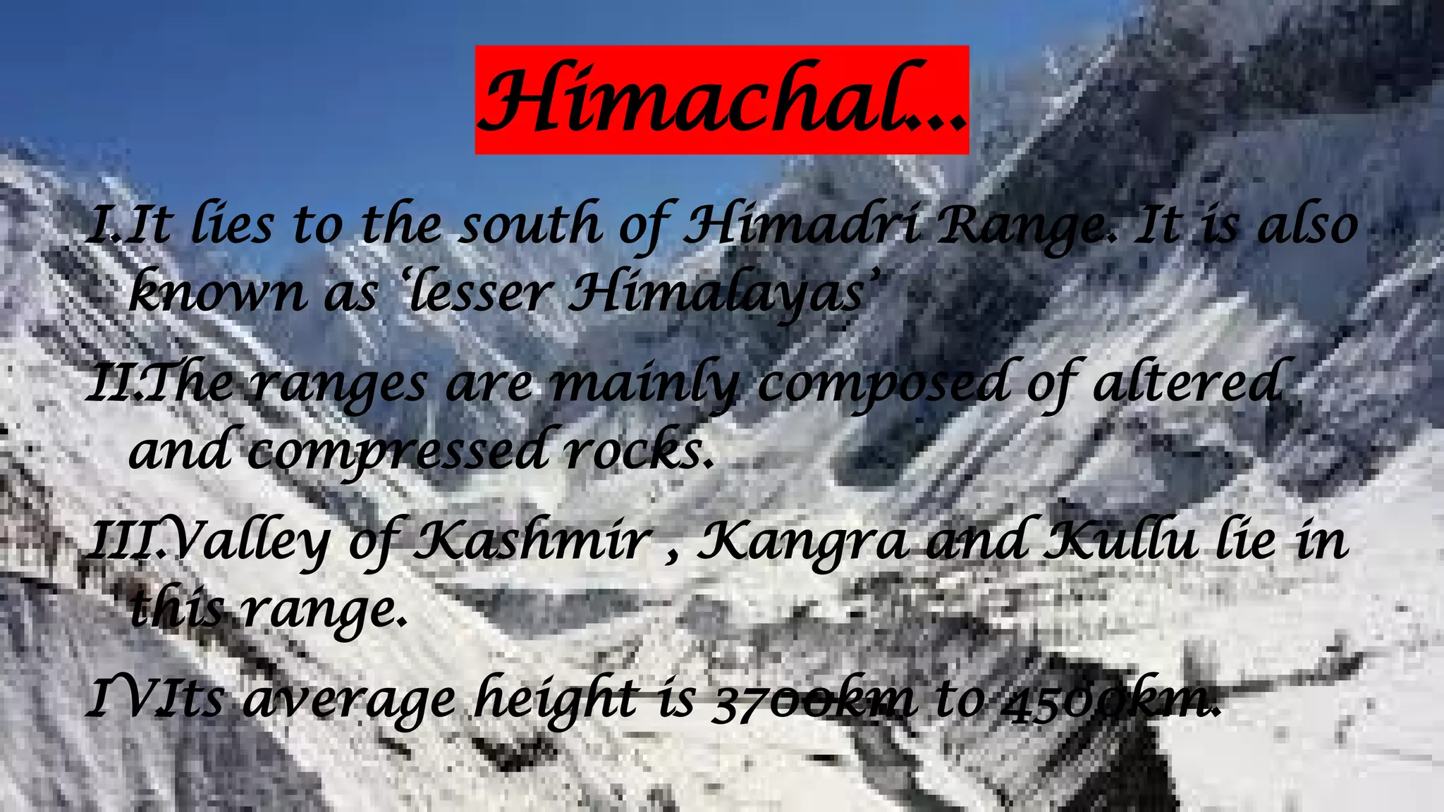 Himalayan mountains | PDF