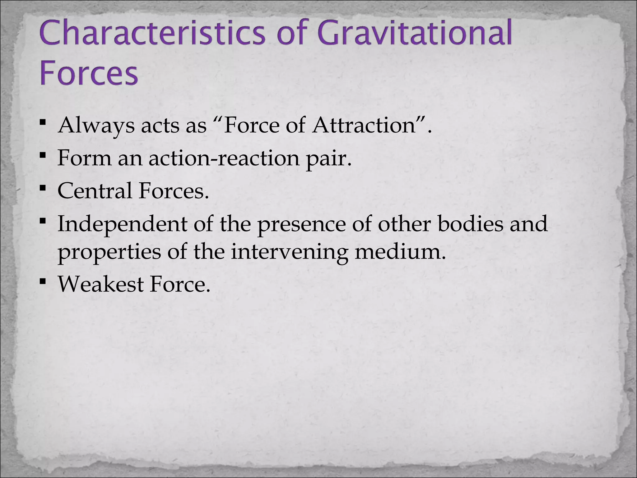 Newton's Law of Universal Gravitation | PPT