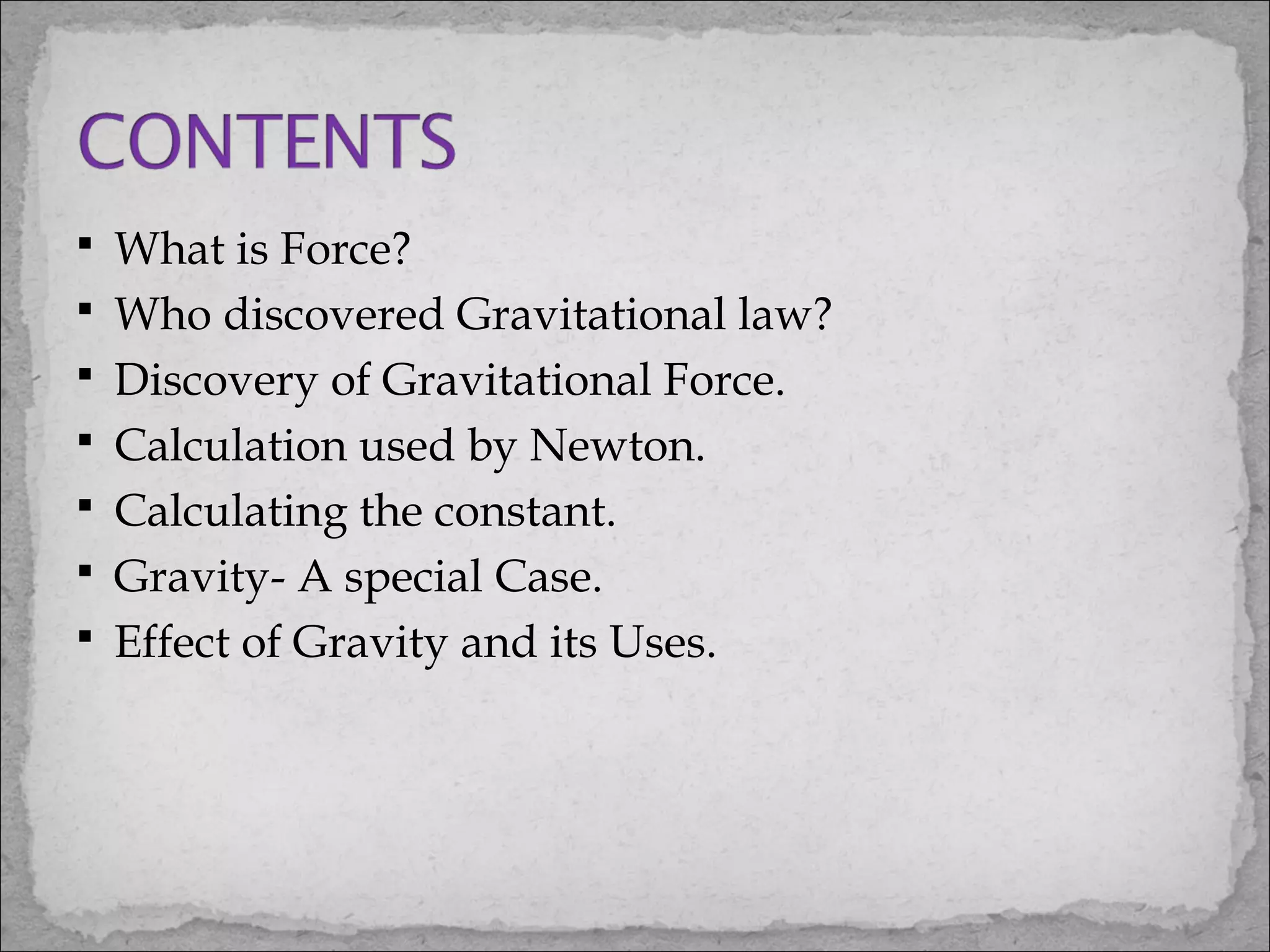 Newton's Law of Universal Gravitation | PPT