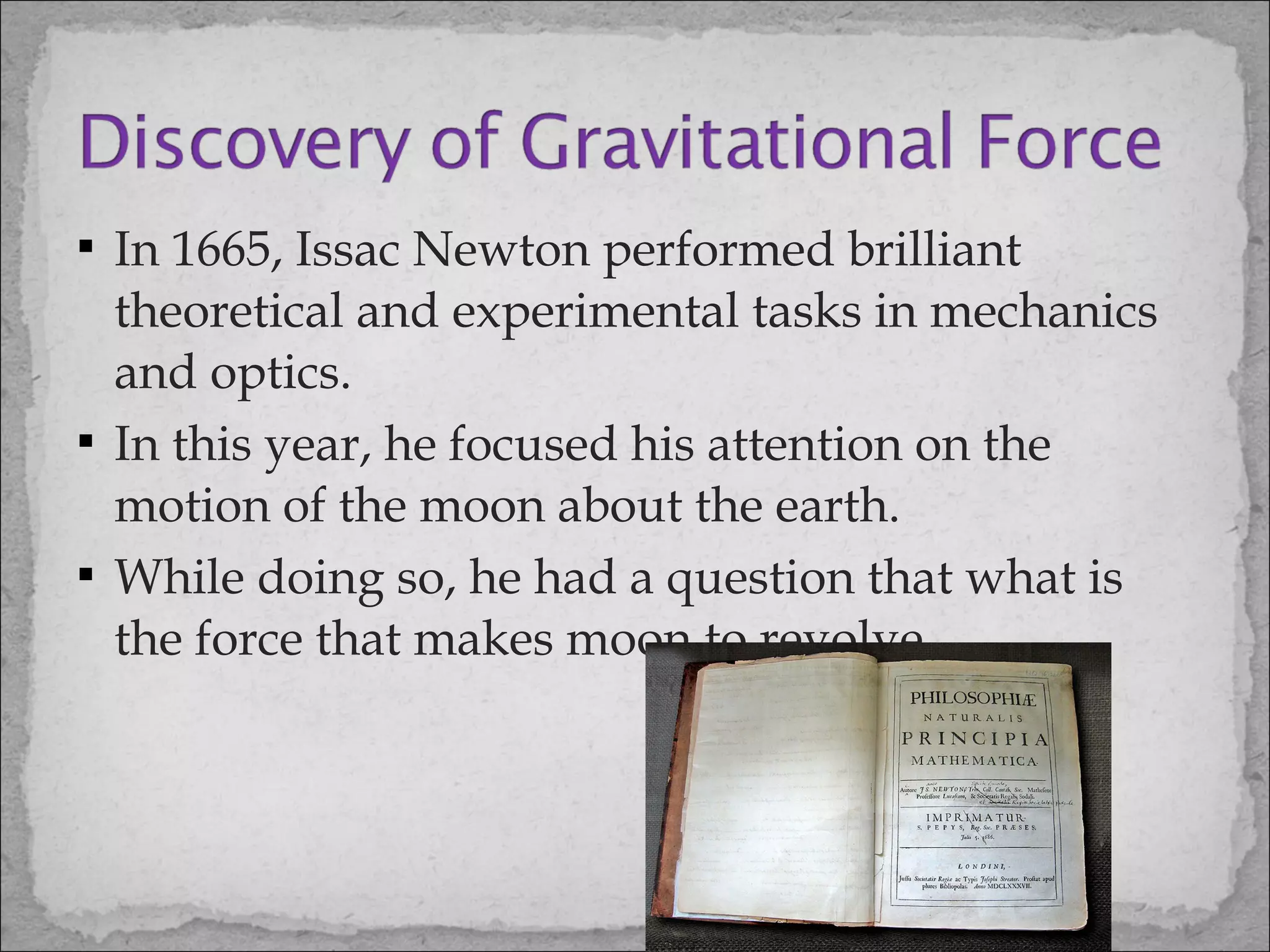 Newton's Law of Universal Gravitation | PPT