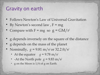 Newton's Law of Universal Gravitation | PPT