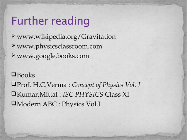 Newton's Law of Universal Gravitation | PPT