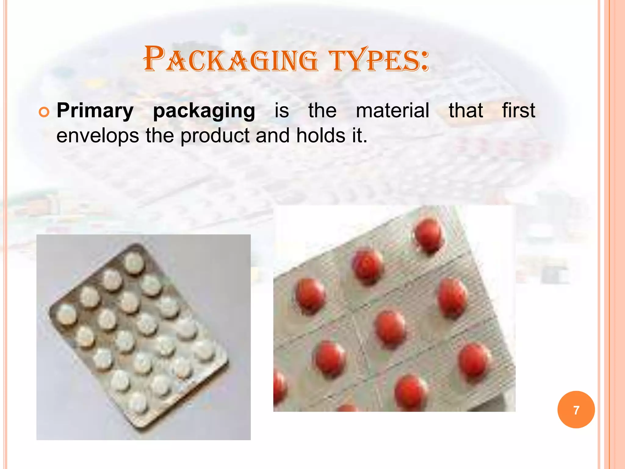 PACKAGING OF TABLETS: TYPES, MATERIALS AND QC. | PPTX