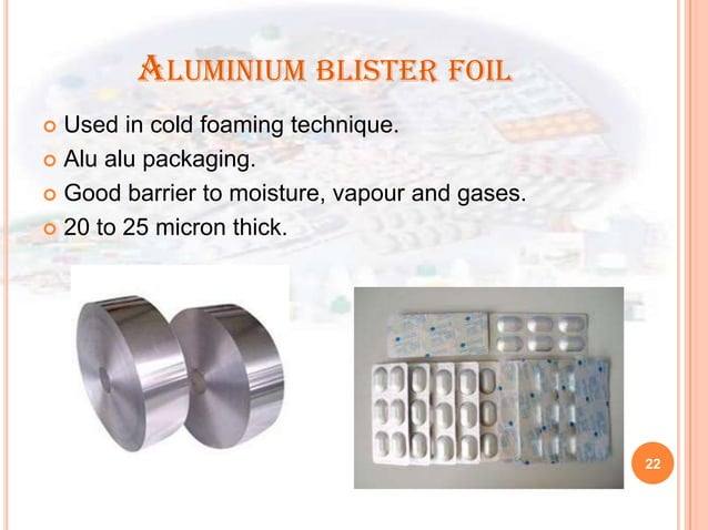 PACKAGING OF TABLETS: TYPES, MATERIALS AND QC. | PPTX