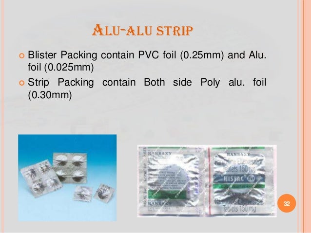 PACKAGING OF TABLETS: TYPES, MATERIALS AND QC.