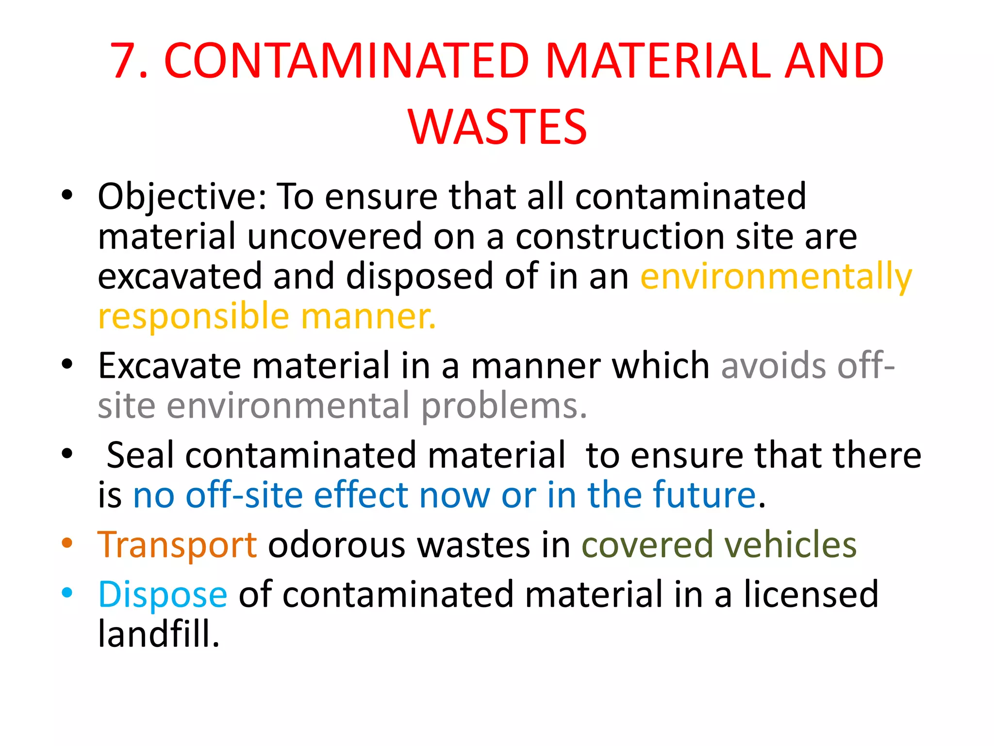 Environmental Considerations in Construction | PPTX