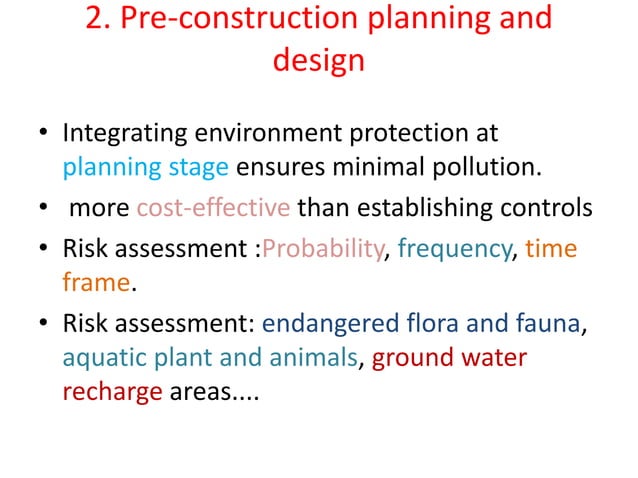 Environmental Considerations in Construction | PPTX