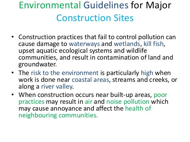Environmental Considerations in Construction
