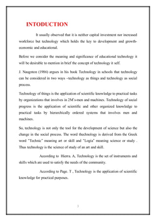 Educational Technology | PDF | Education