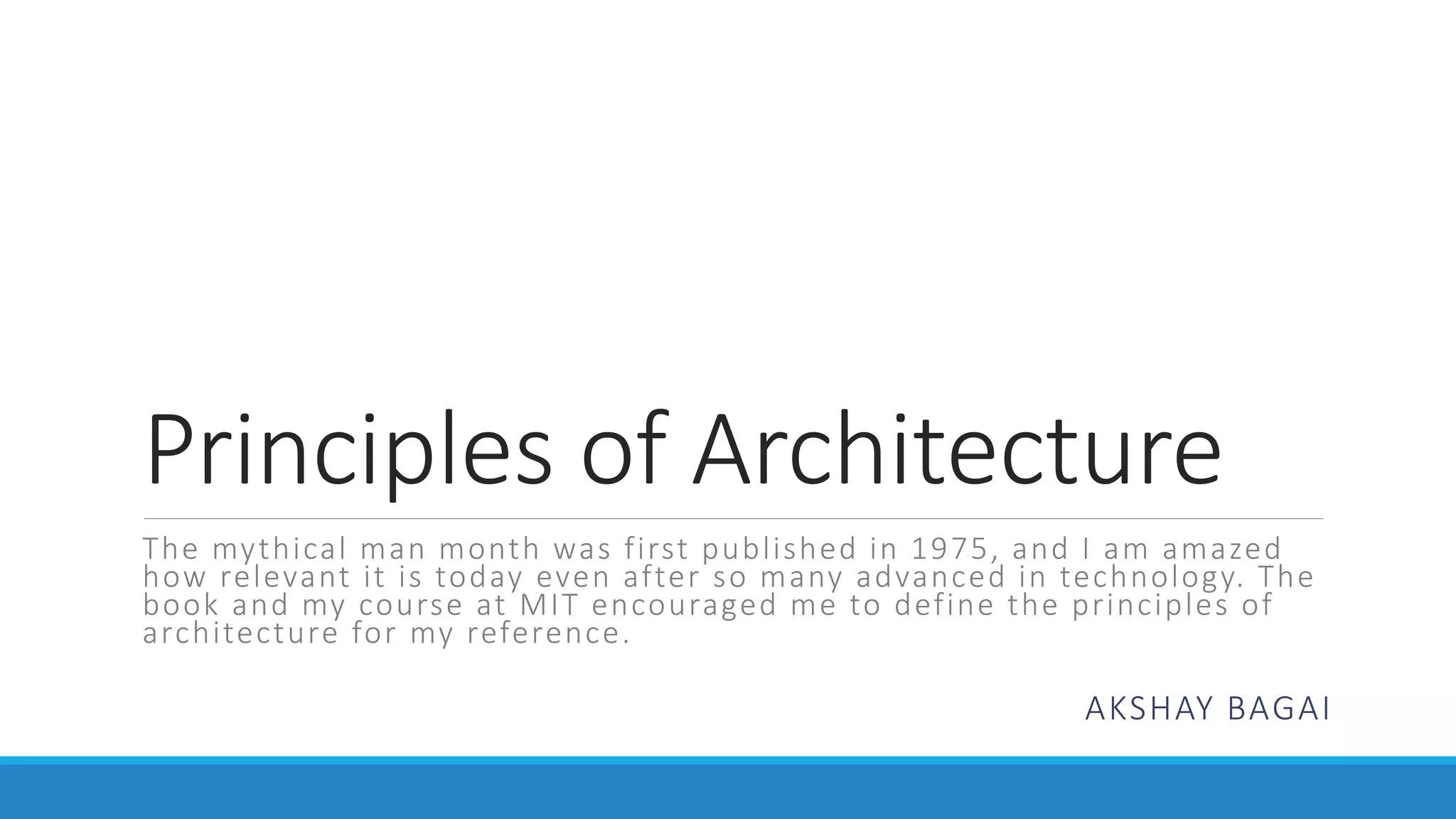 Principles of architecture | PPT
