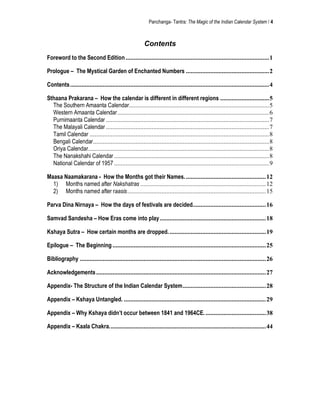 Panchanga Tantra: The Magic of the Indic Calendar System | PDF