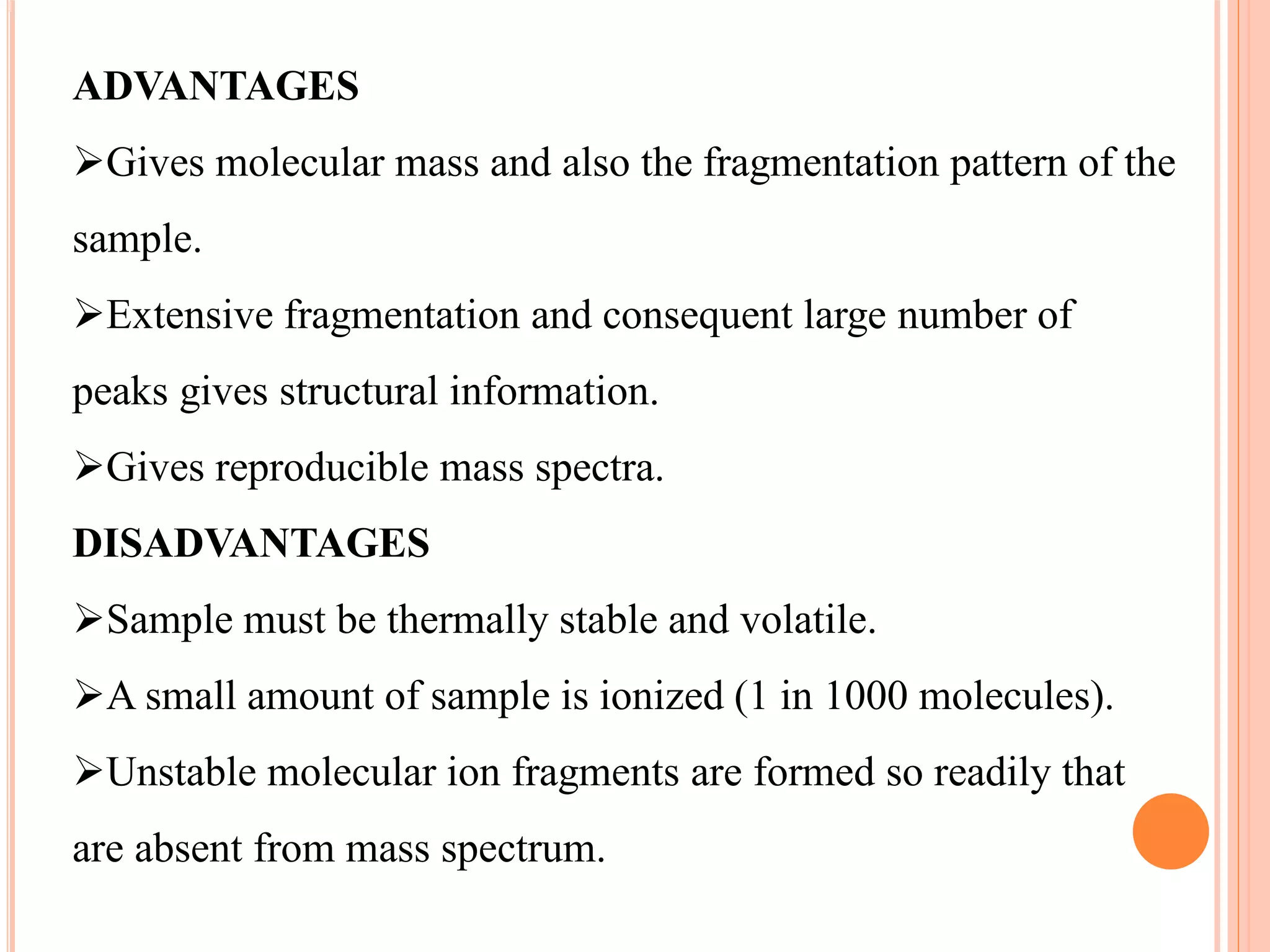 Ionization Techniques In Mass Spectroscopy | PDF